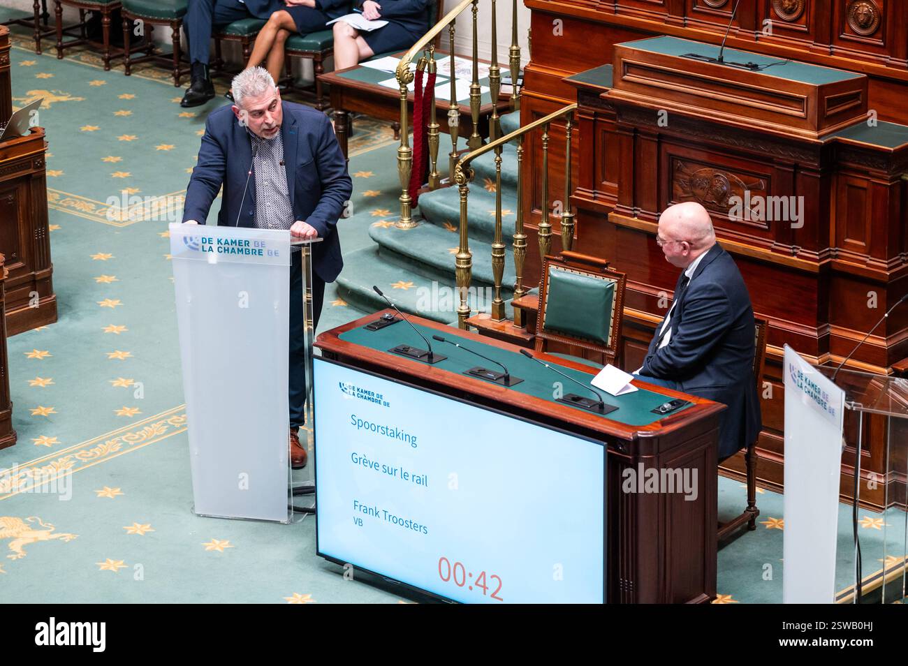 Frank Troosters Vlaams Belang interpelling Minister Jean-Luc Crucke Les ...