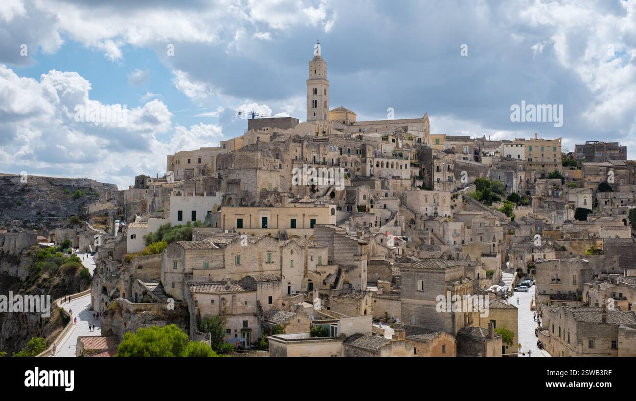 Exploring the ancient cave dwellings of Matera in Puglia, Italy on a ...