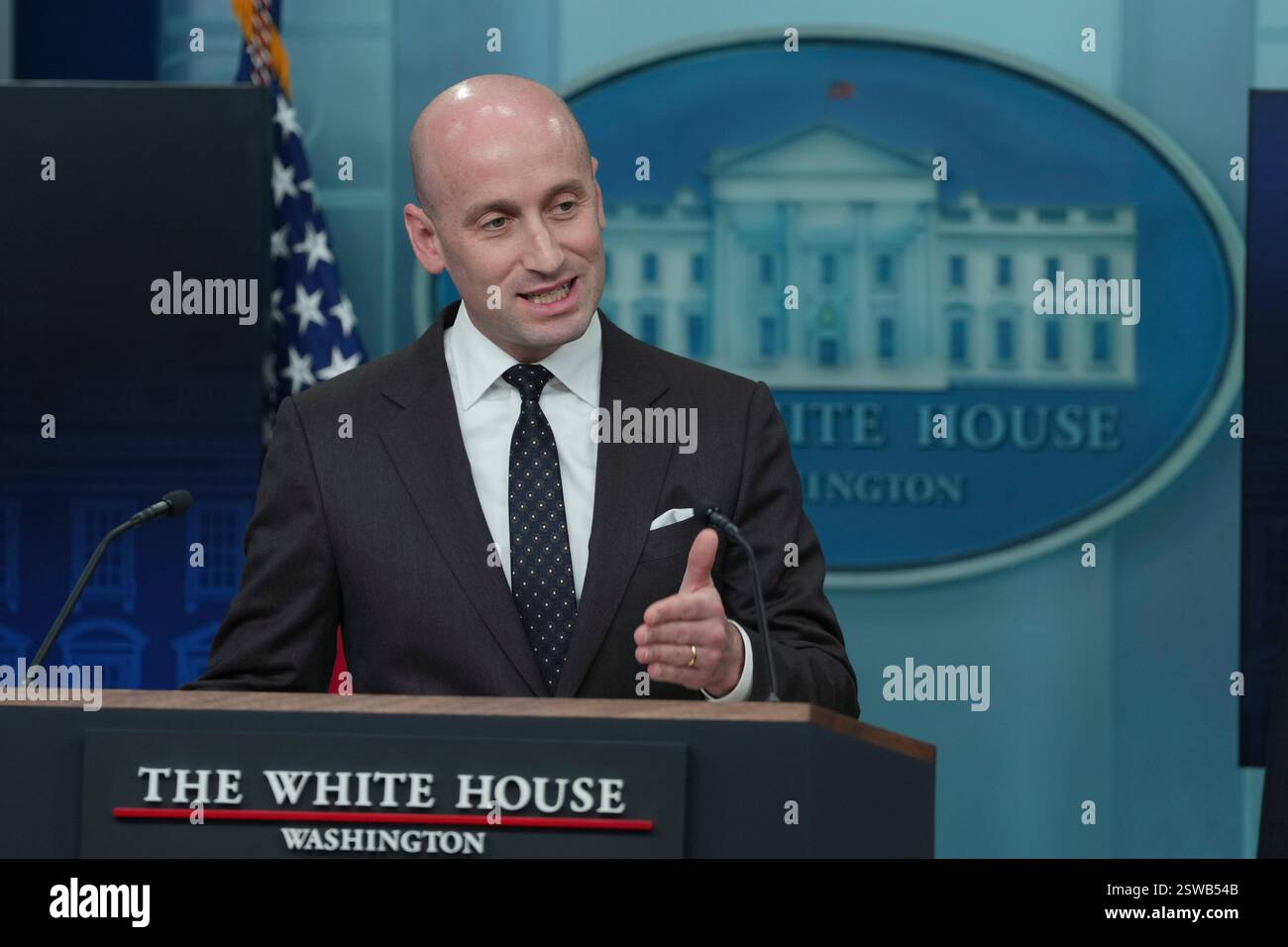 Washington, Vereinigte Staaten. 20th Feb, 2025. Stephen Miller, White ...