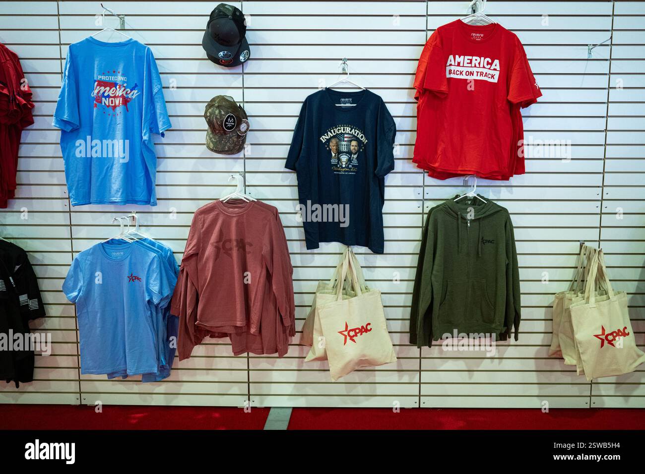 Merchandise at the 2025 Conservative Political Action Conference (CPAC ...