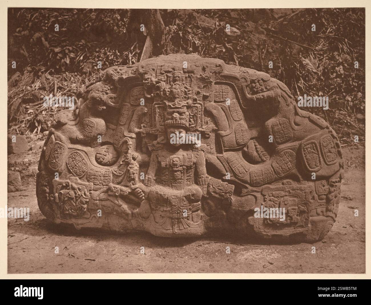 The Great Big Turtle. Quirigua, a Maya archaeological site in Guatemala ...