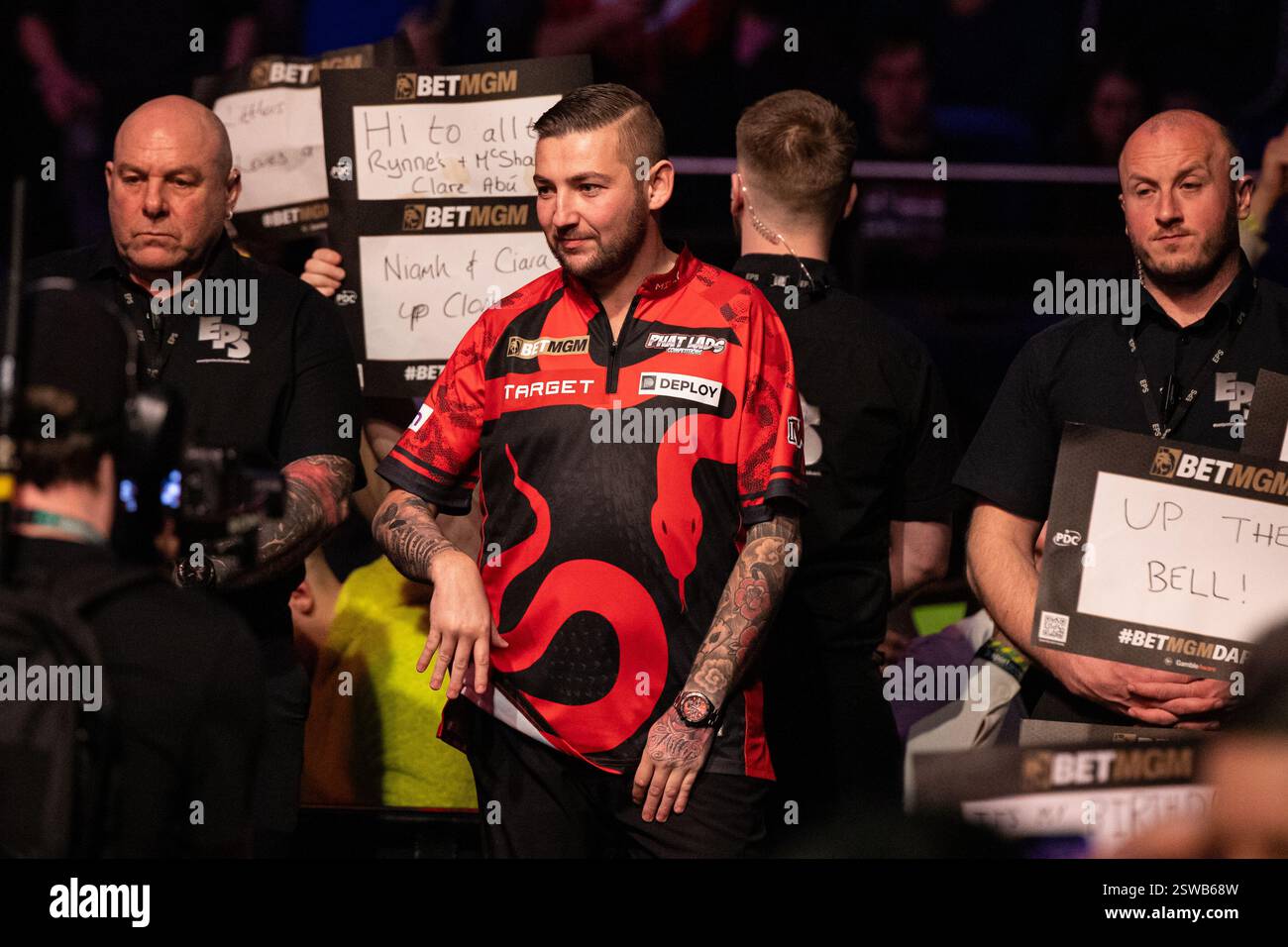 Dublin, Ireland – 20th February 2025 – Nathan Aspinall during his ...