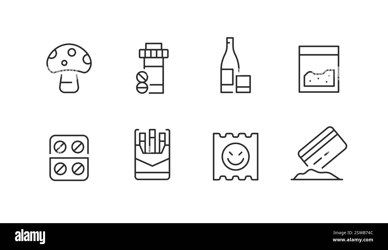 Pharmaceuticals and Drugs Icon Set Stock Vector Image & Art - Alamy