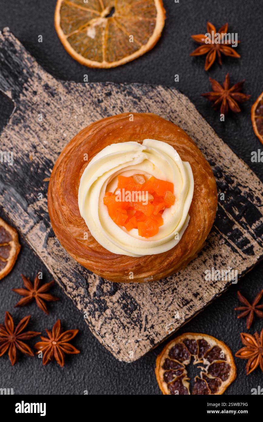 Sweet dessert danish covered white hi-res stock photography and images ...