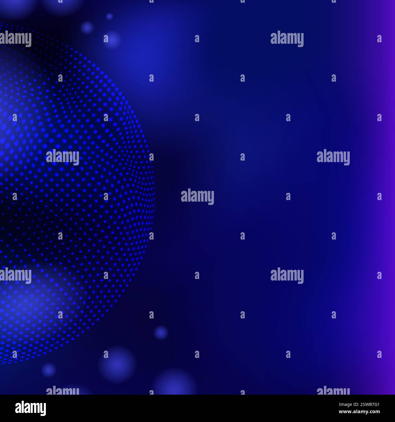 Vector Global Network Connection Concept Big Data Visualization Dots Particles Atom Orb Cyber