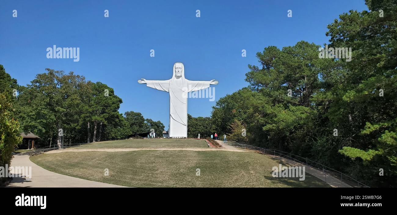 15 September, 2024, Eureka Springs, Arkansas, USA, Christ of the Ozarks ...
