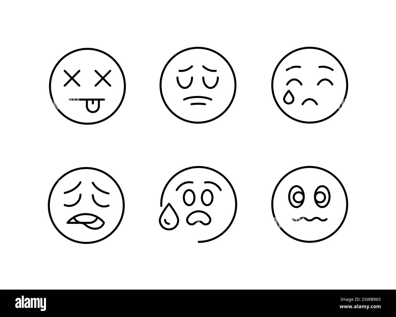 Emojis Icon Set Stock Vector Image & Art - Alamy