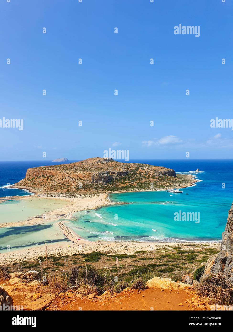Visitors are enchanted by crete turquoise waters and sandy beaches hi ...