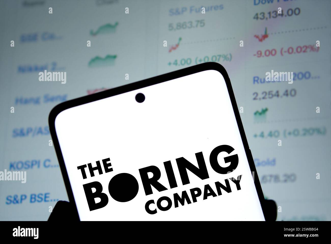 Dhaka, bangladesh- 24 Nov 2024: The boring company logo is displayed on ...