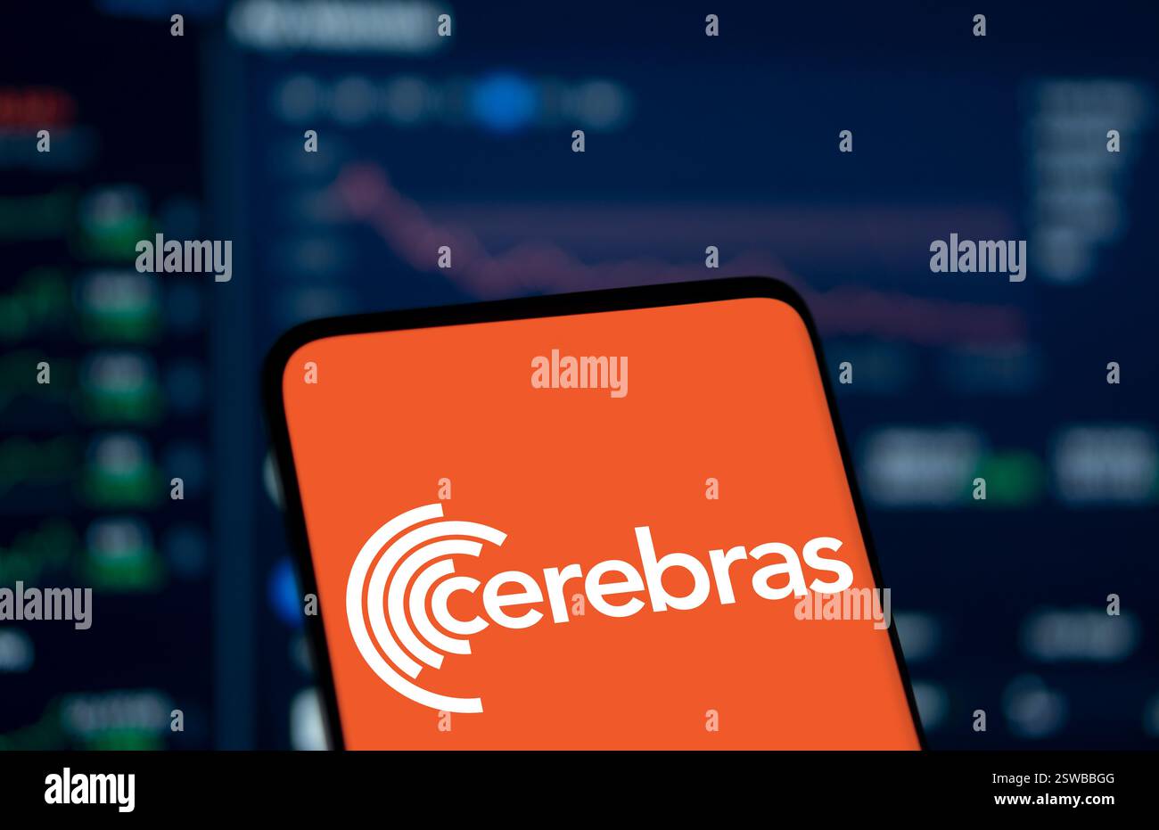 Dhaka, Bangladesh- 24 Nov 2024: Cerebras logo is displayed on ...