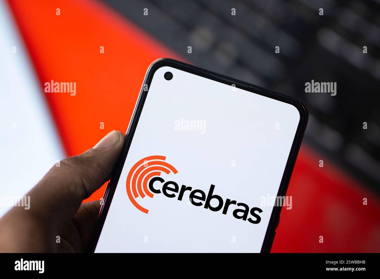 Dhaka, Bangladesh- 24 Nov 2024: Cerebras logo is displayed on ...