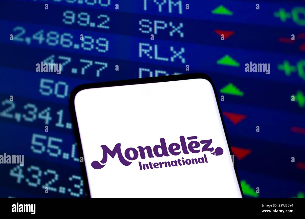 Dhaka, Bangladesh- 24 Nov 2024: Mondelez international logo is ...