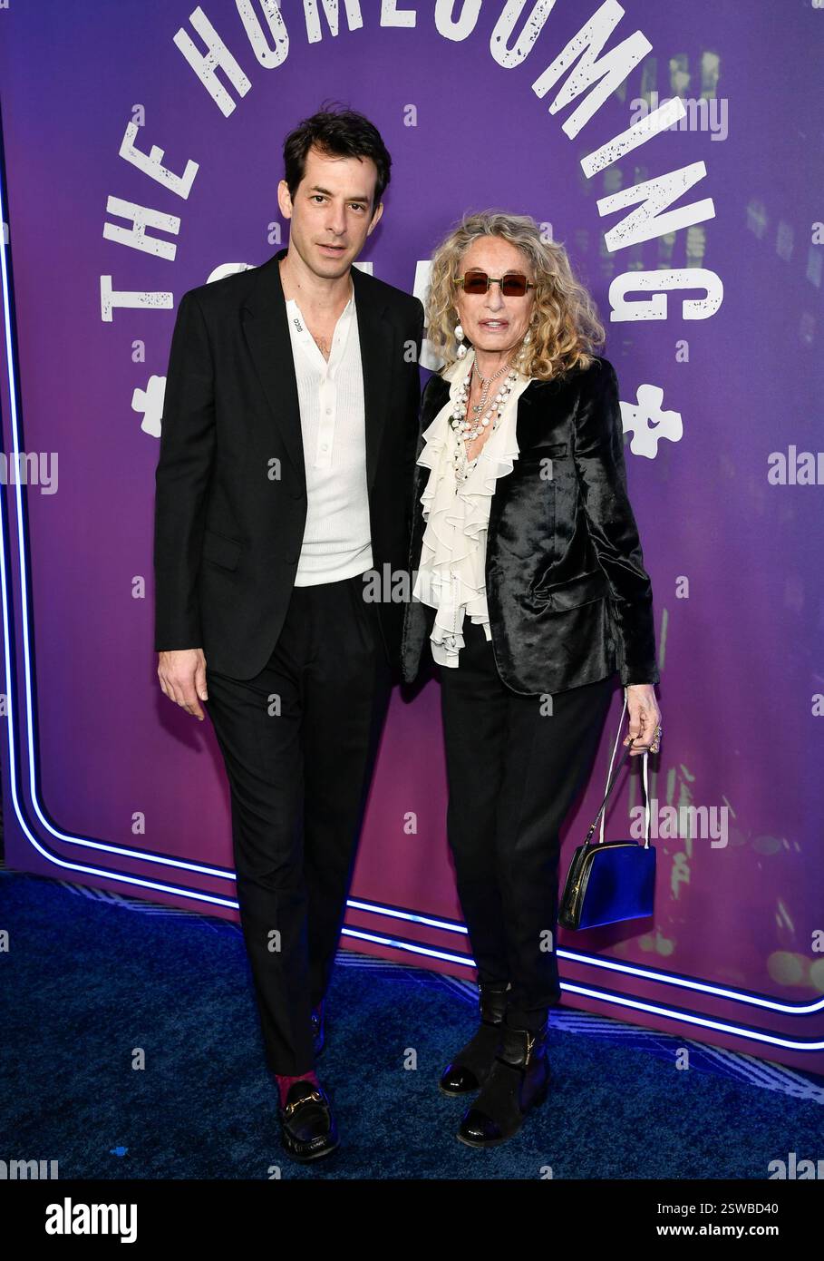 Mark Ronson, left, and Ann Dexter-Jones attend the SNL50: The ...
