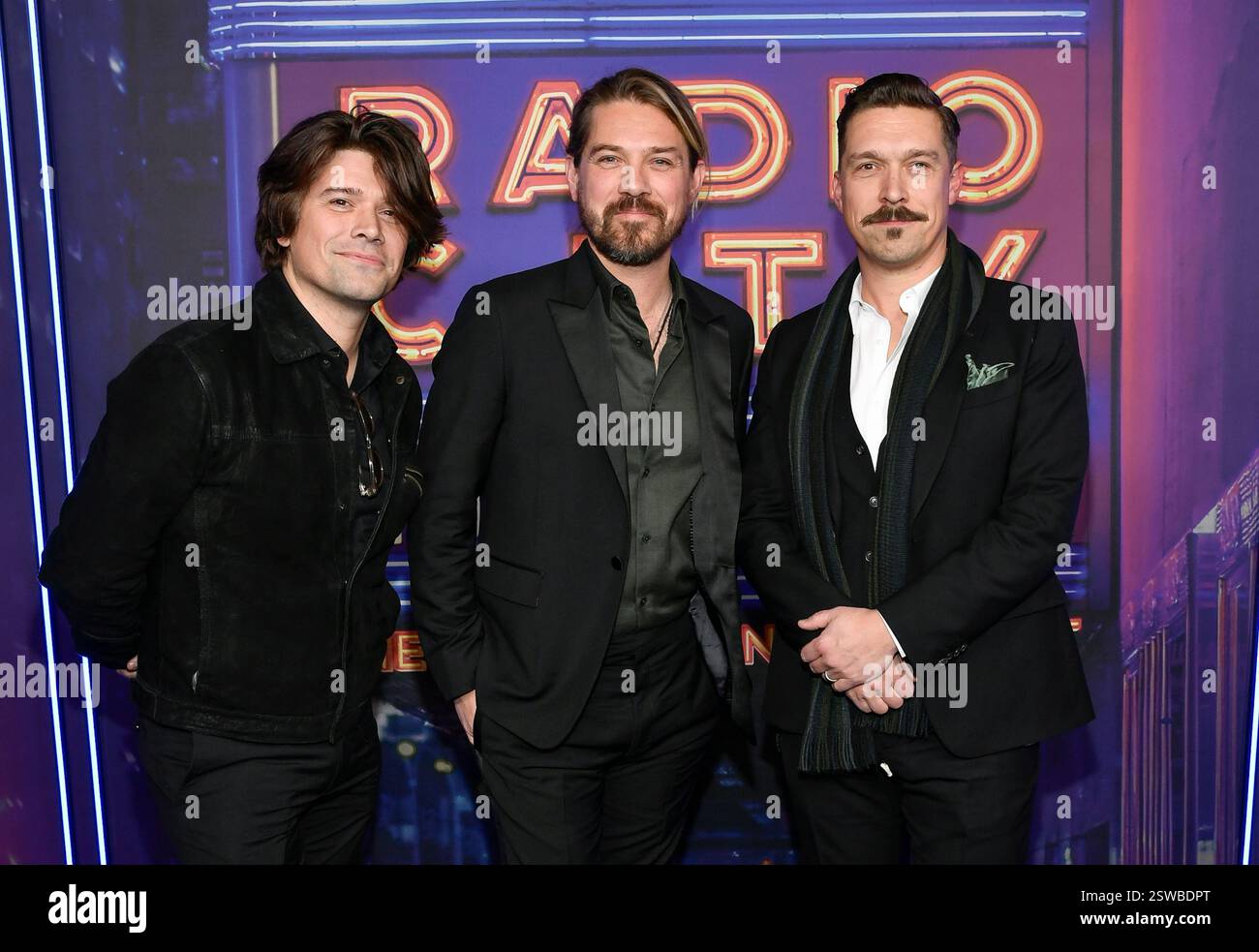 Zac Hanson, left, Taylor Hanson and Isaac Hanson from the band Hanson ...