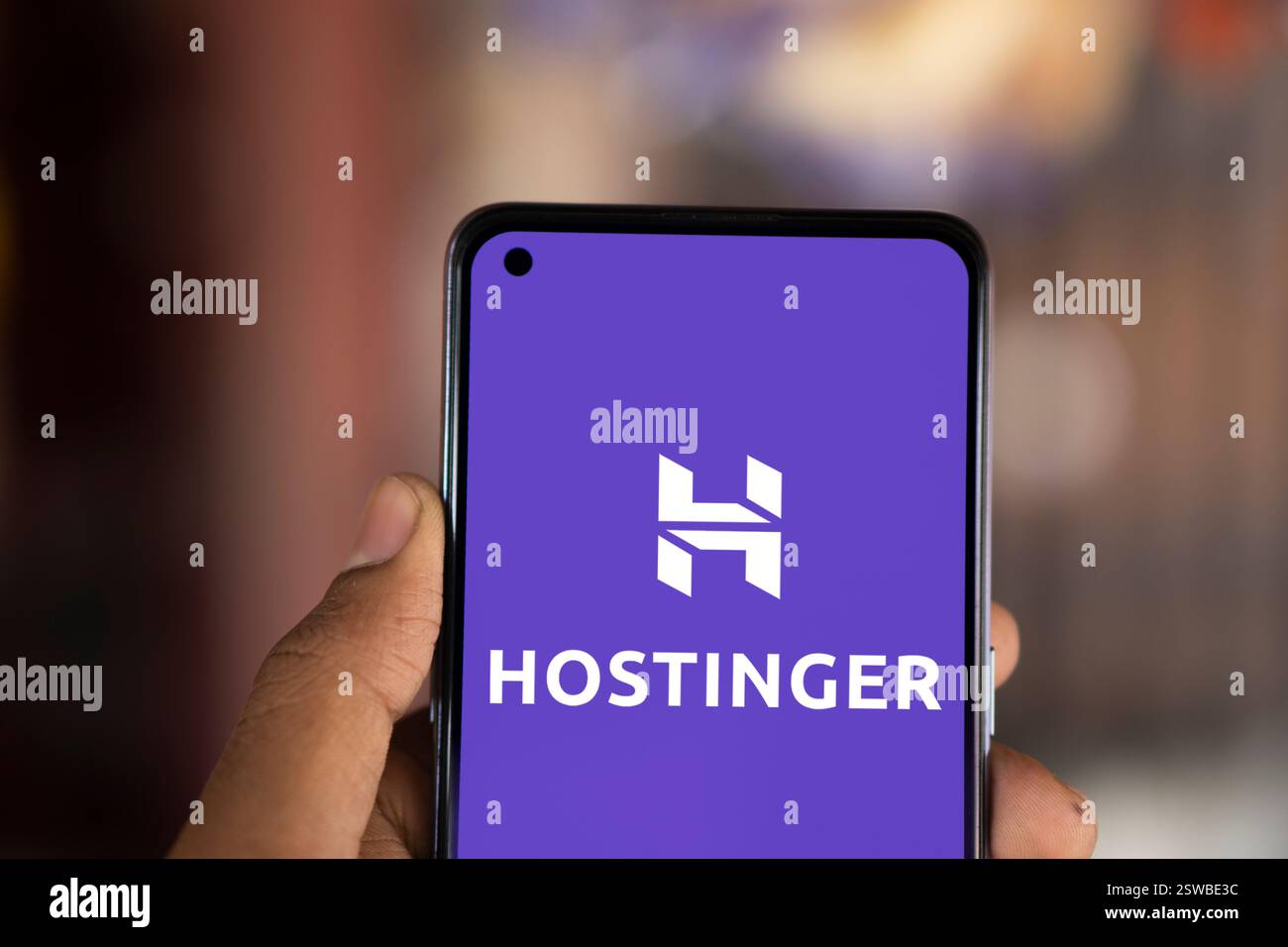 Dhaka, Bangladesh- 21 Nov 2024: hostinger logo is displayed on ...