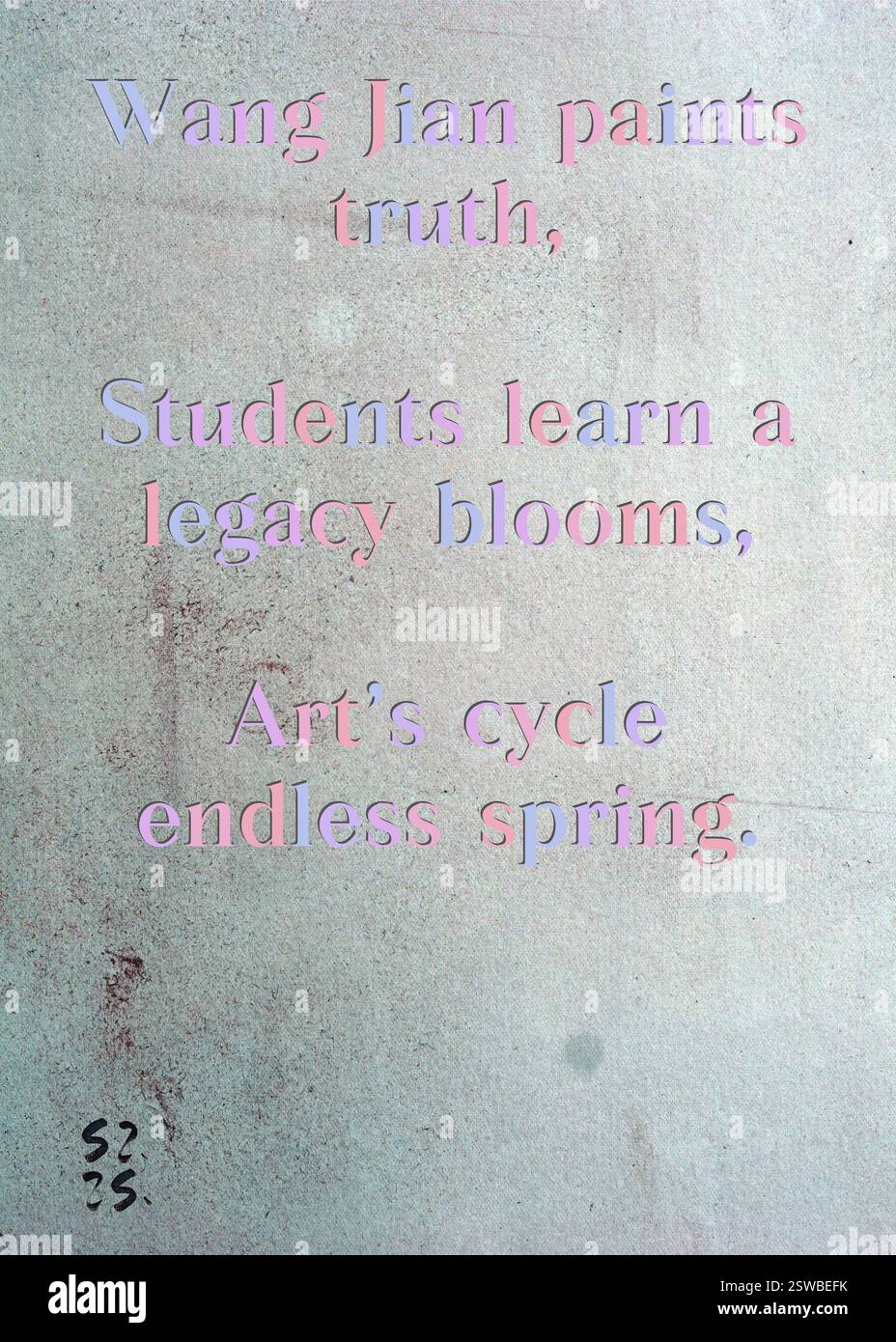 Wang Jian paints truth, Students learn a legacy blooms, Art's cycle ...