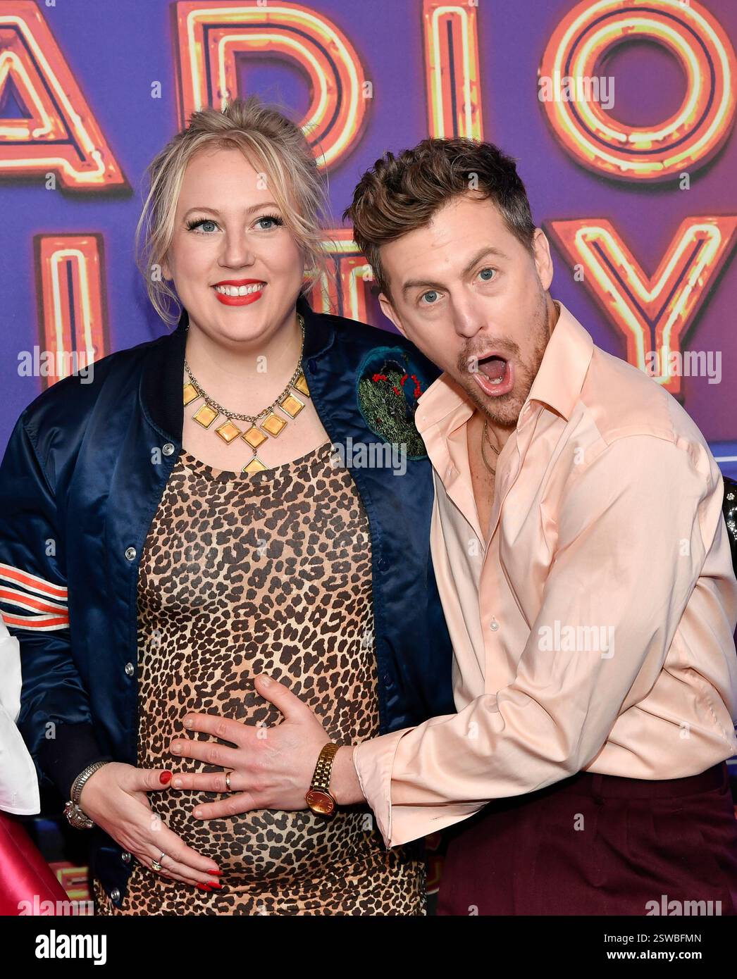 Caroline Rau, left, and Alex Moffat attend the SNL50: The Homecoming ...