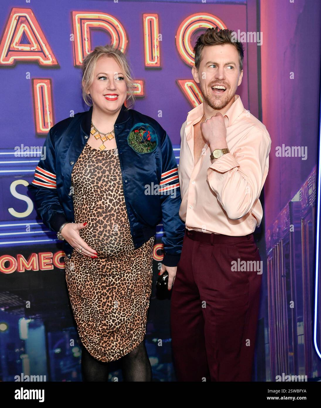 Caroline Rau, left, and Alex Moffat attend the SNL50: The Homecoming ...