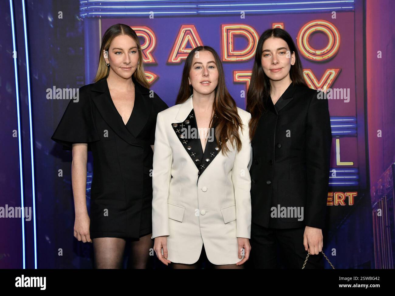 Este Haim, left, Alana Haim and Danielle Haim attend the SNL50: The ...