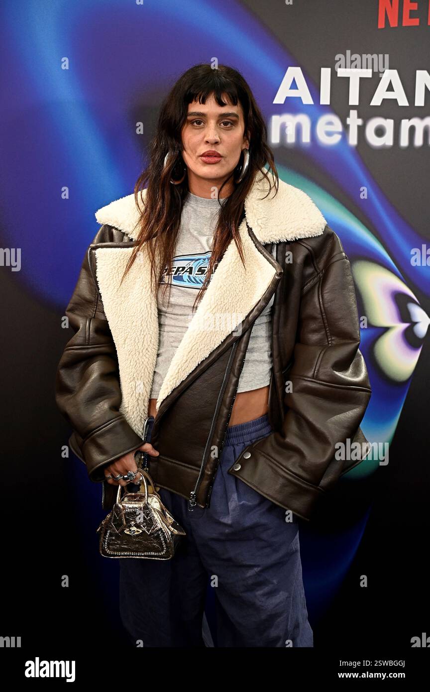 Laura Vandall during the premiere of singer Aitana's new documentary ...
