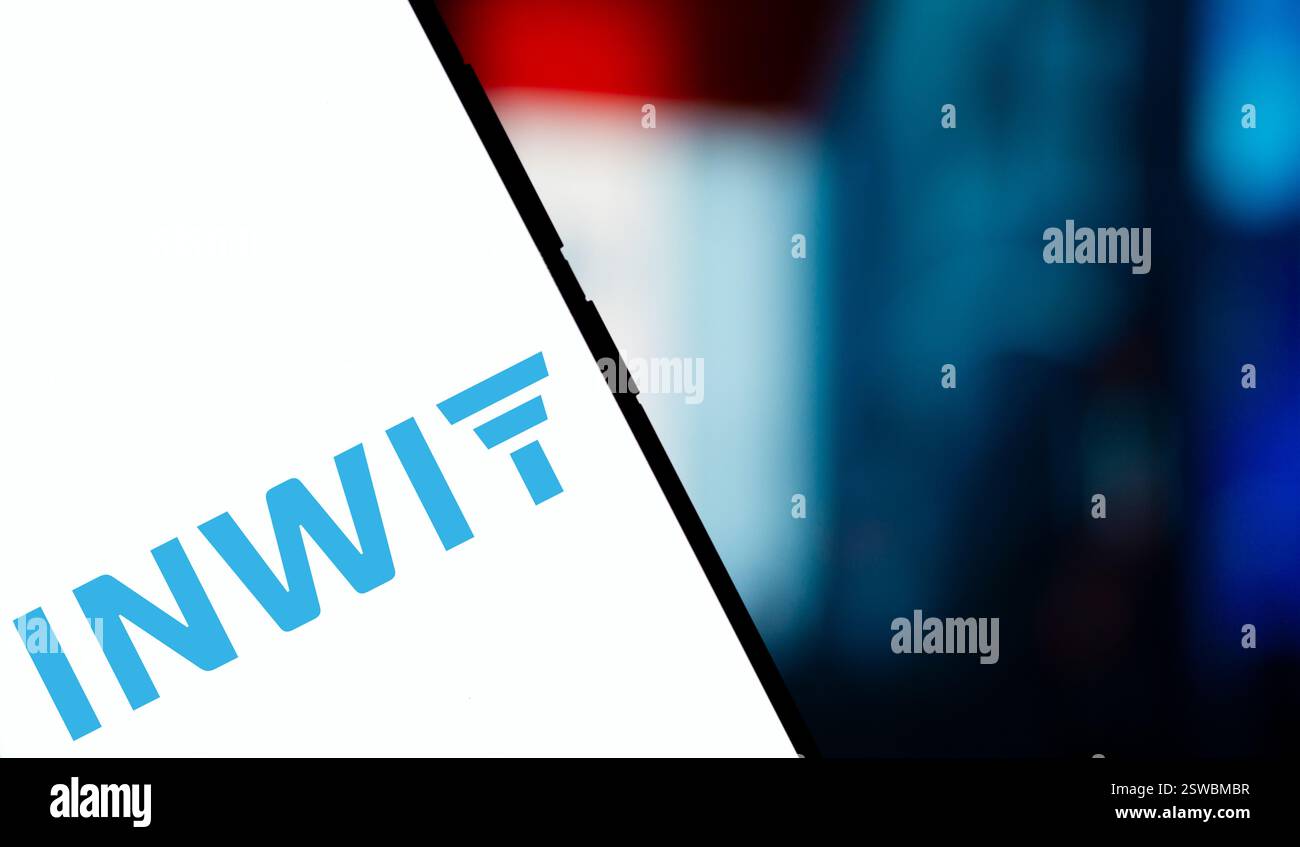 Dhaka, Bangladesh- 28 Nov 2024: Inwit logo is displayed on smartphone ...