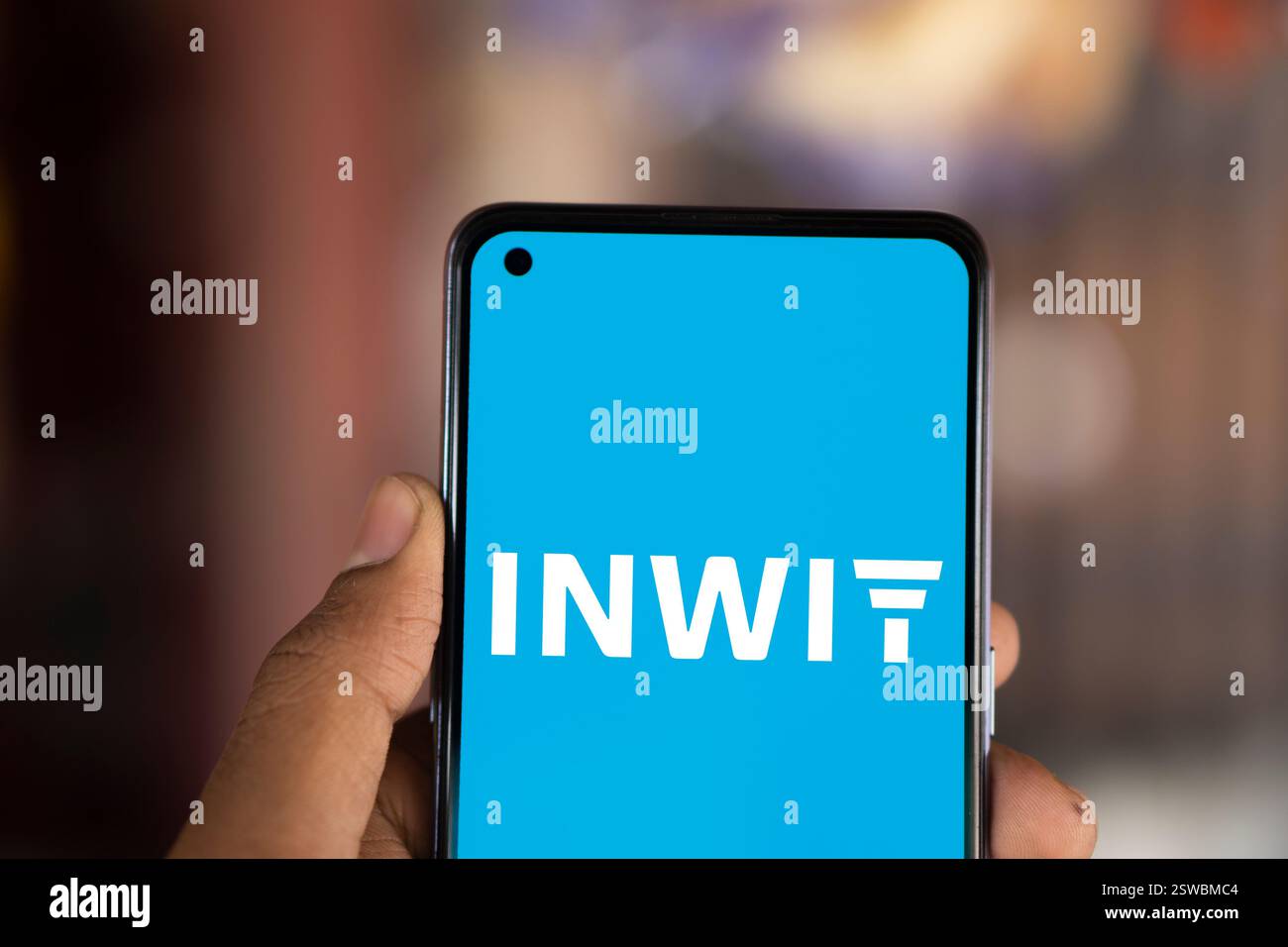 Dhaka, Bangladesh- 28 Nov 2024: Inwit logo is displayed on smartphone ...