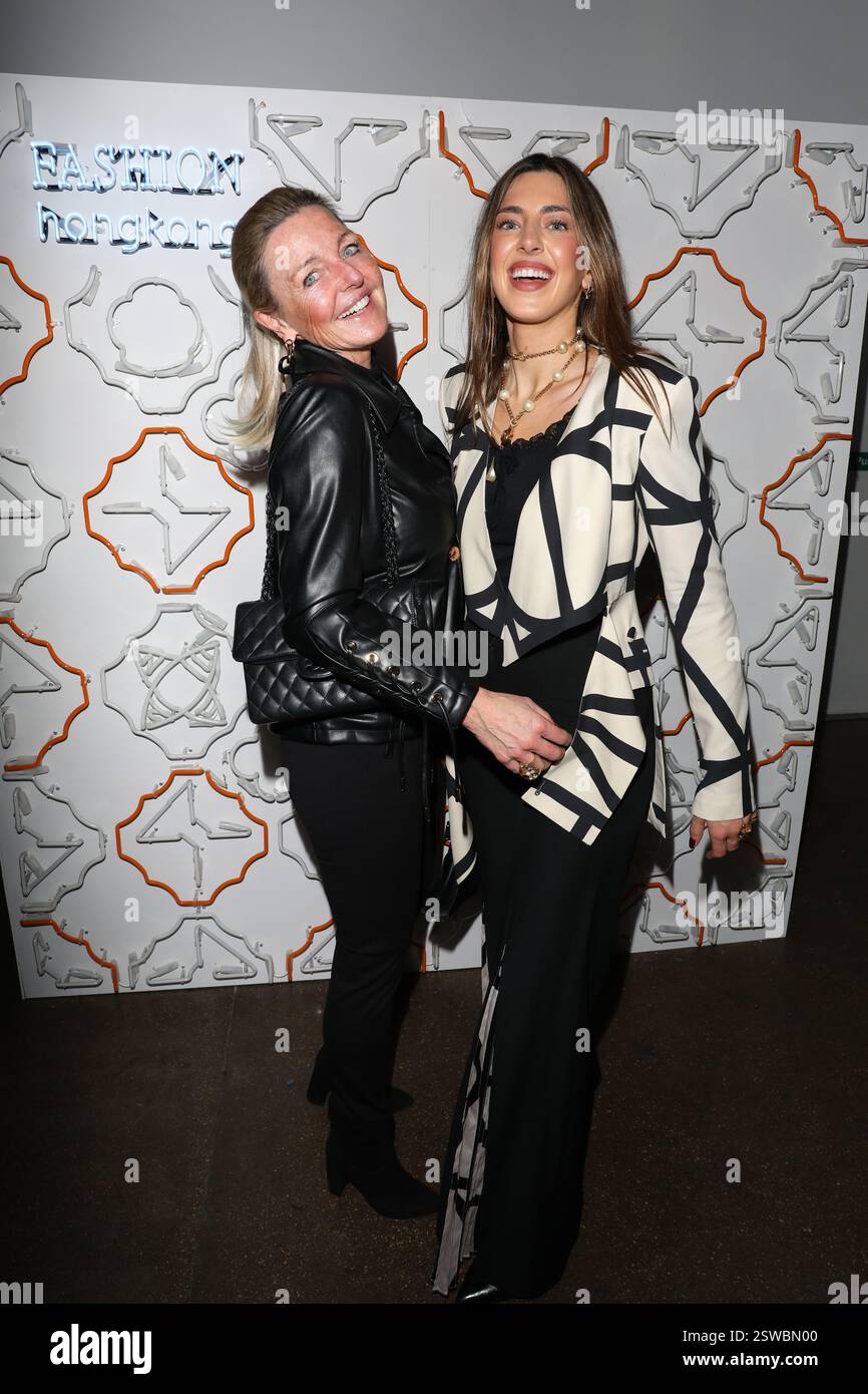 Yasmine Zweegers and Marianne Zweegers attend Fashion Hong Kong Runway ...