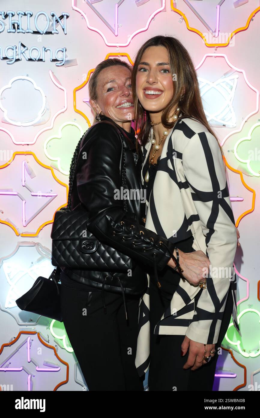 Yasmine Zweegers and Marianne Zweegers attend Fashion Hong Kong Runway ...