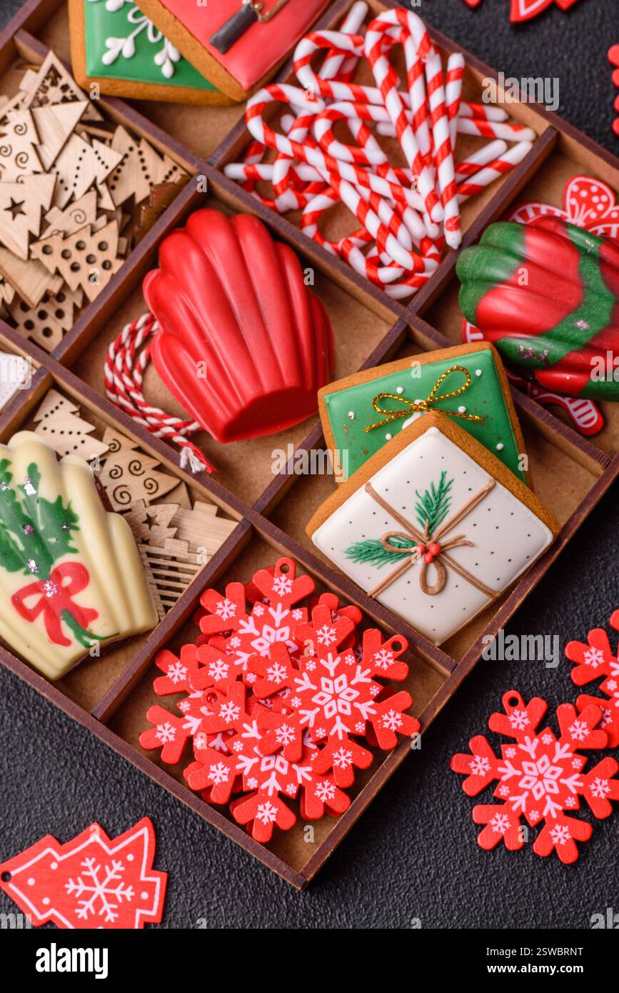 Delicious sweet gingerbread madeleine biscuits hi-res stock photography ...