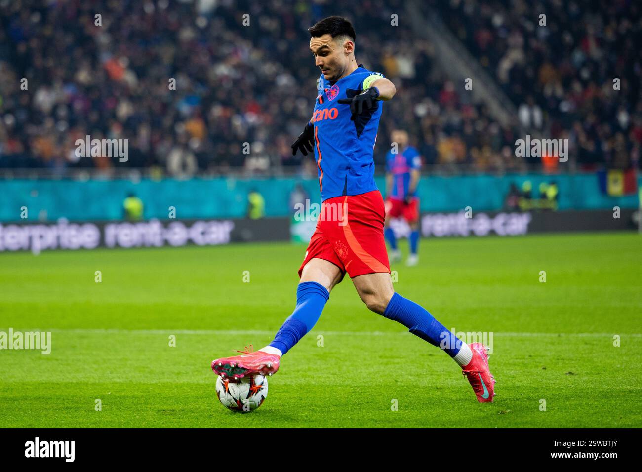 Adrian Sut of FCSB in action during the UEFA Europa League, Knockout ...