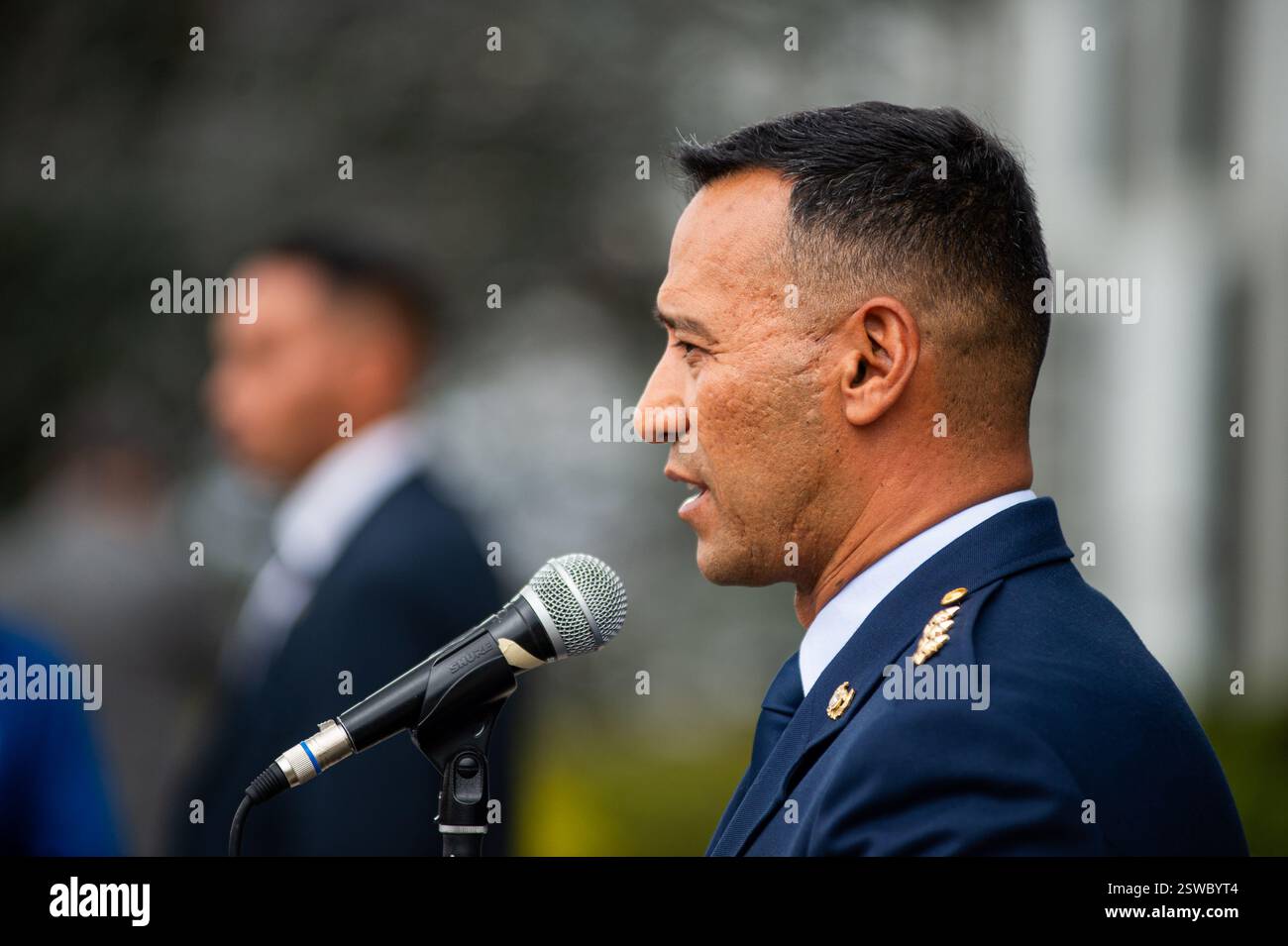 Bogota, Colombia. 20th Feb, 2025. Colombia's Air Force general Pedro ...
