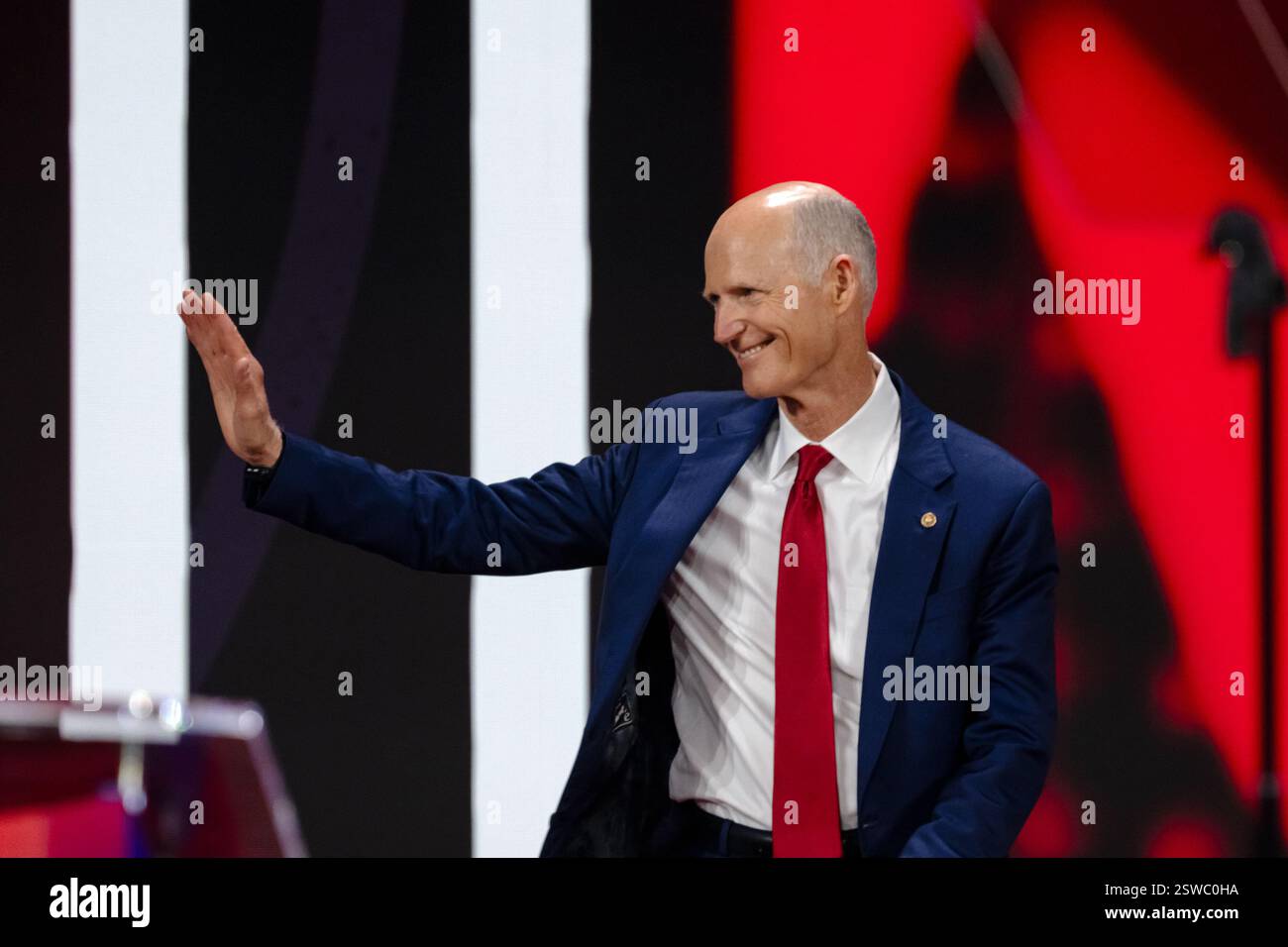 Washington Dc, USA. 20th Jan, 2025. Florida Senator, Rick Scott speaks ...