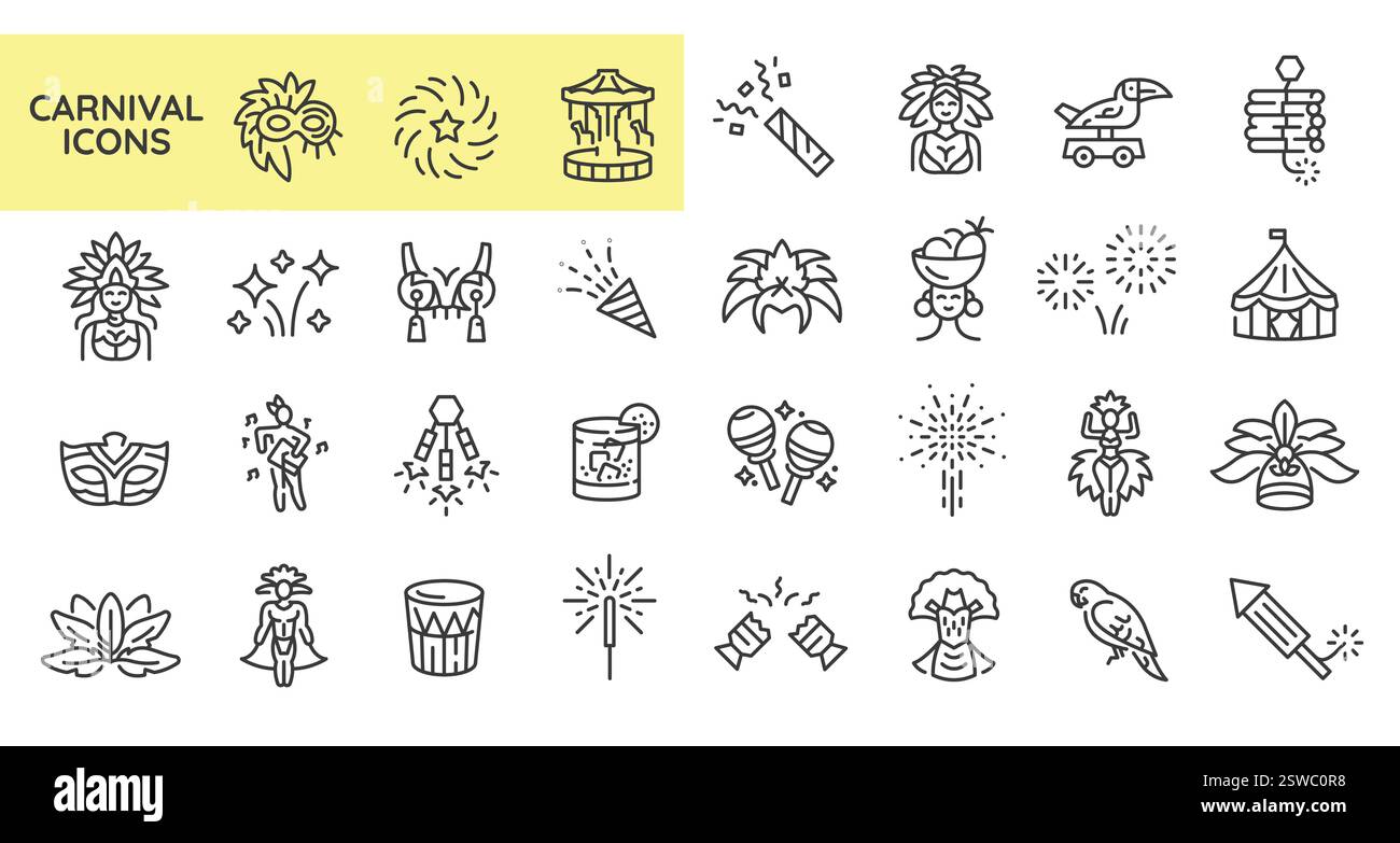 Dancing carnival Cut Out Stock Images & Pictures - Alamy