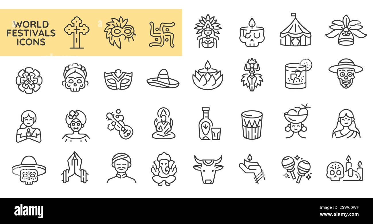 Lively festival Cut Out Stock Images & Pictures - Alamy