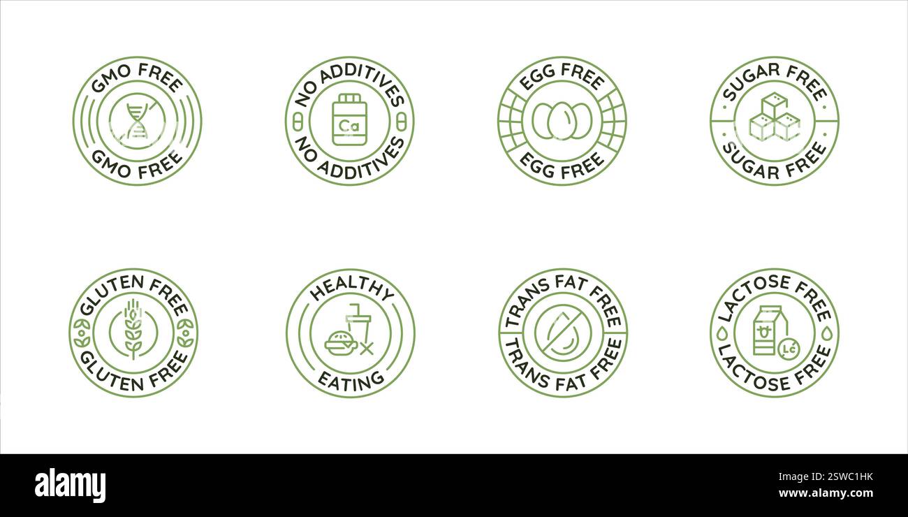 Set of 8 Product Logo Icons Stock Vector Image & Art - Alamy