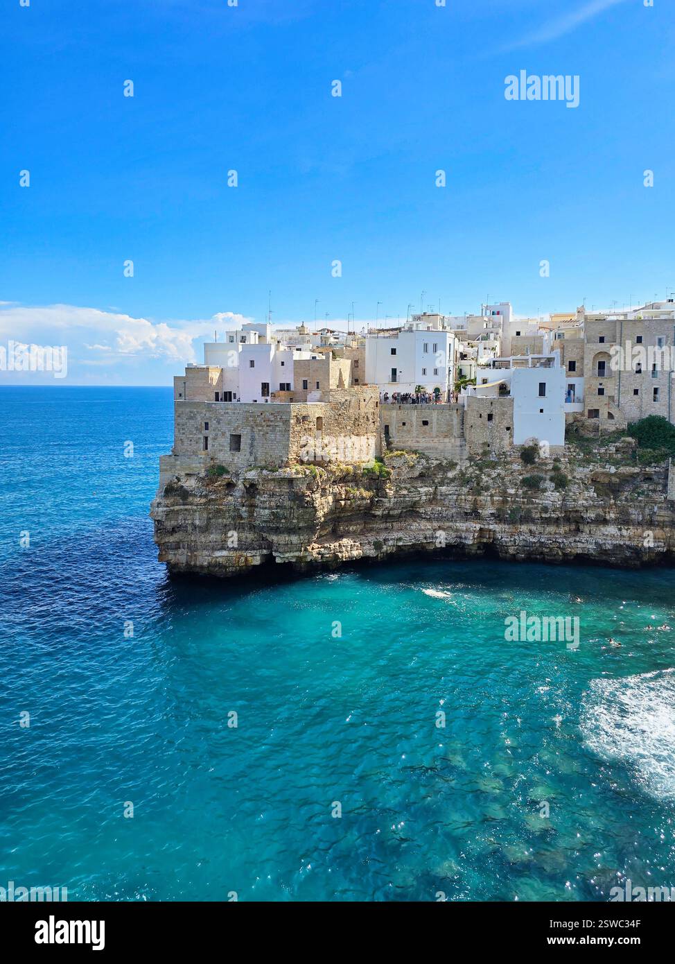 Explore the breathtaking coastal cliffs of Puglia, Italy, under a ...