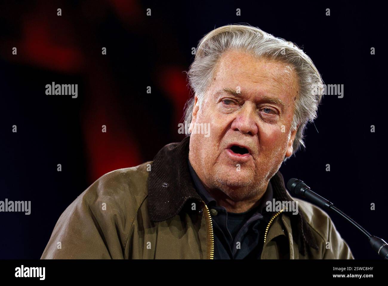Political strategist Steve Bannon at the Conservative Political Action ...