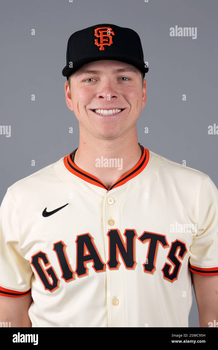 This is a 2025 photo of pitcher Kyle Harrison of the San Francisco ...