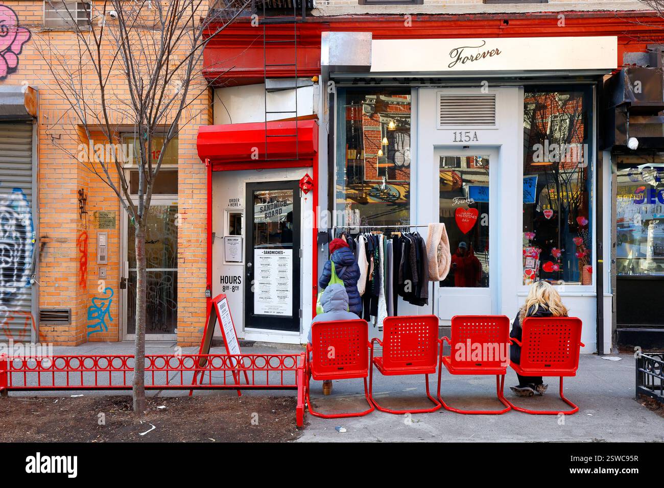 Sandwich Board, Forever Mart, 115 Eldridge St, New York, NYC storefront ...