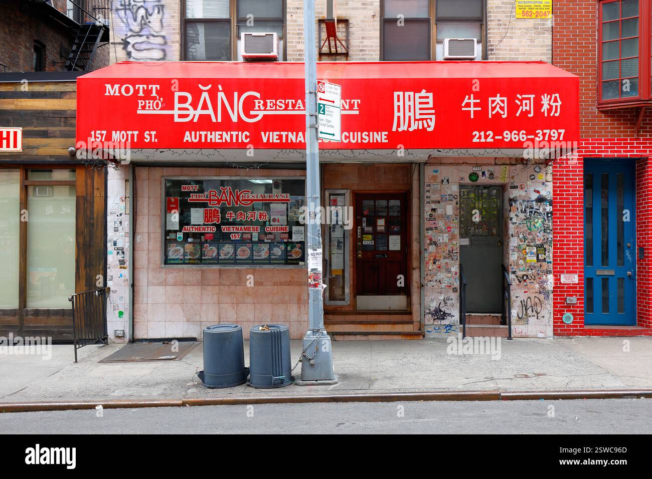 Pho Bang, 157 Mott St, New York, NYC storefront photo of a Vietnamese ...