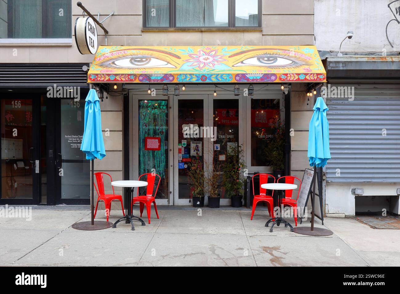 The Chai Spot, 156 Mott St, New York, NYC storefront photo of a ...