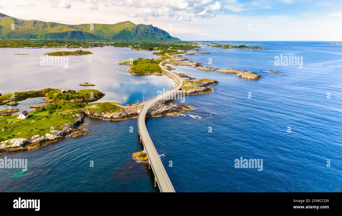 Coastal road through island hi-res stock photography and images - Alamy