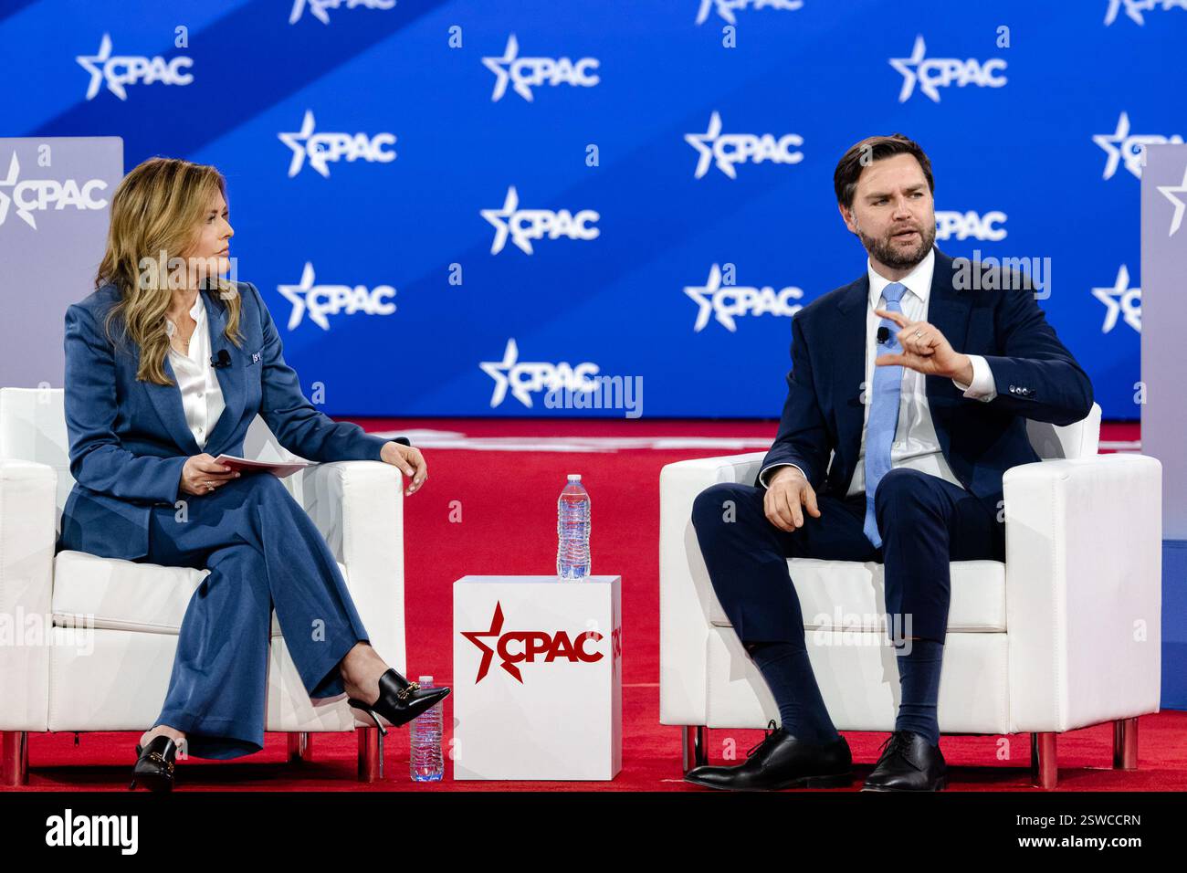 Washington Dc, USA. 20th Jan, 2025. Vice President JD Vance speaks on ...