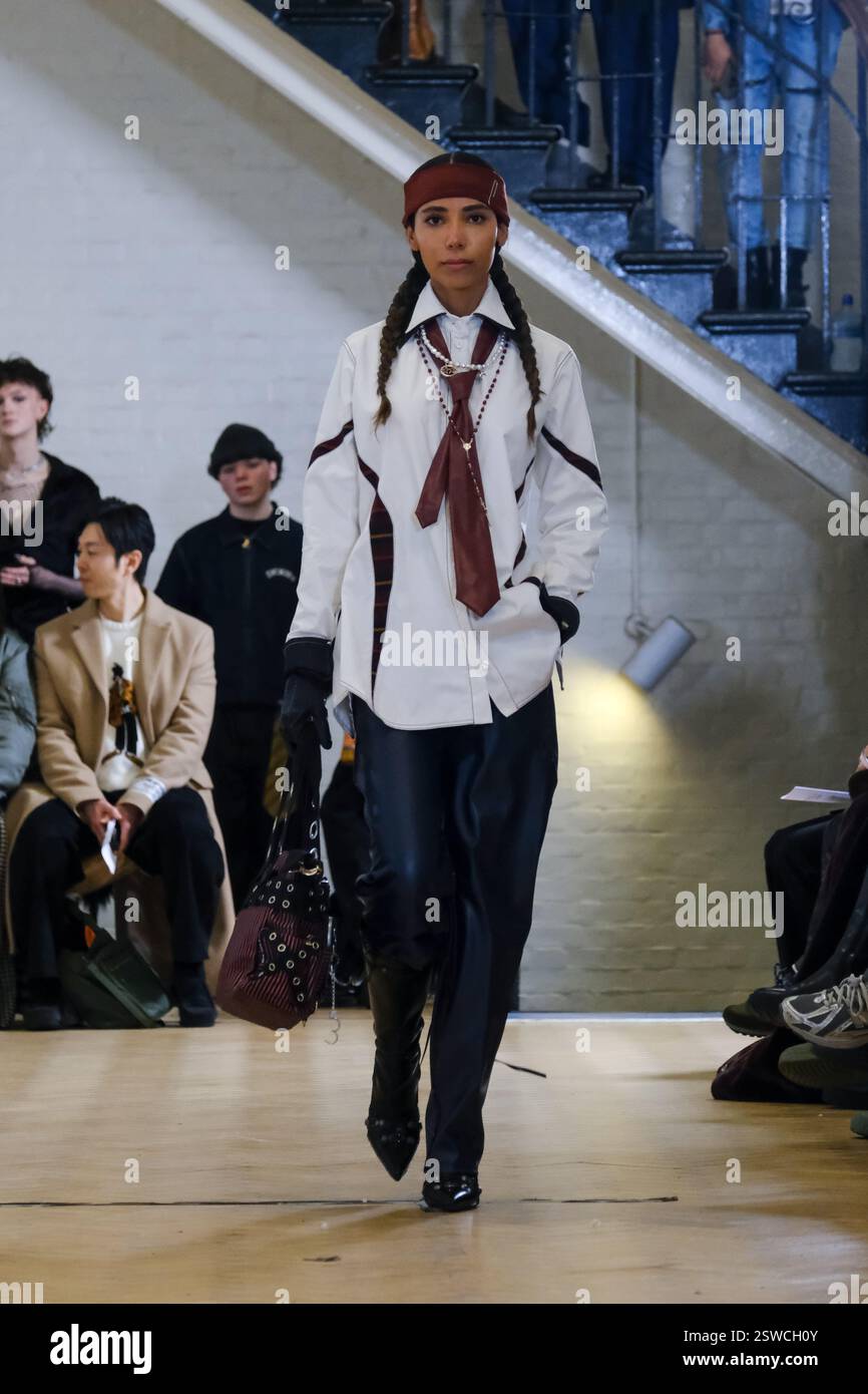 London, UK. 20th February 2025. The group show of Salford University MA ...