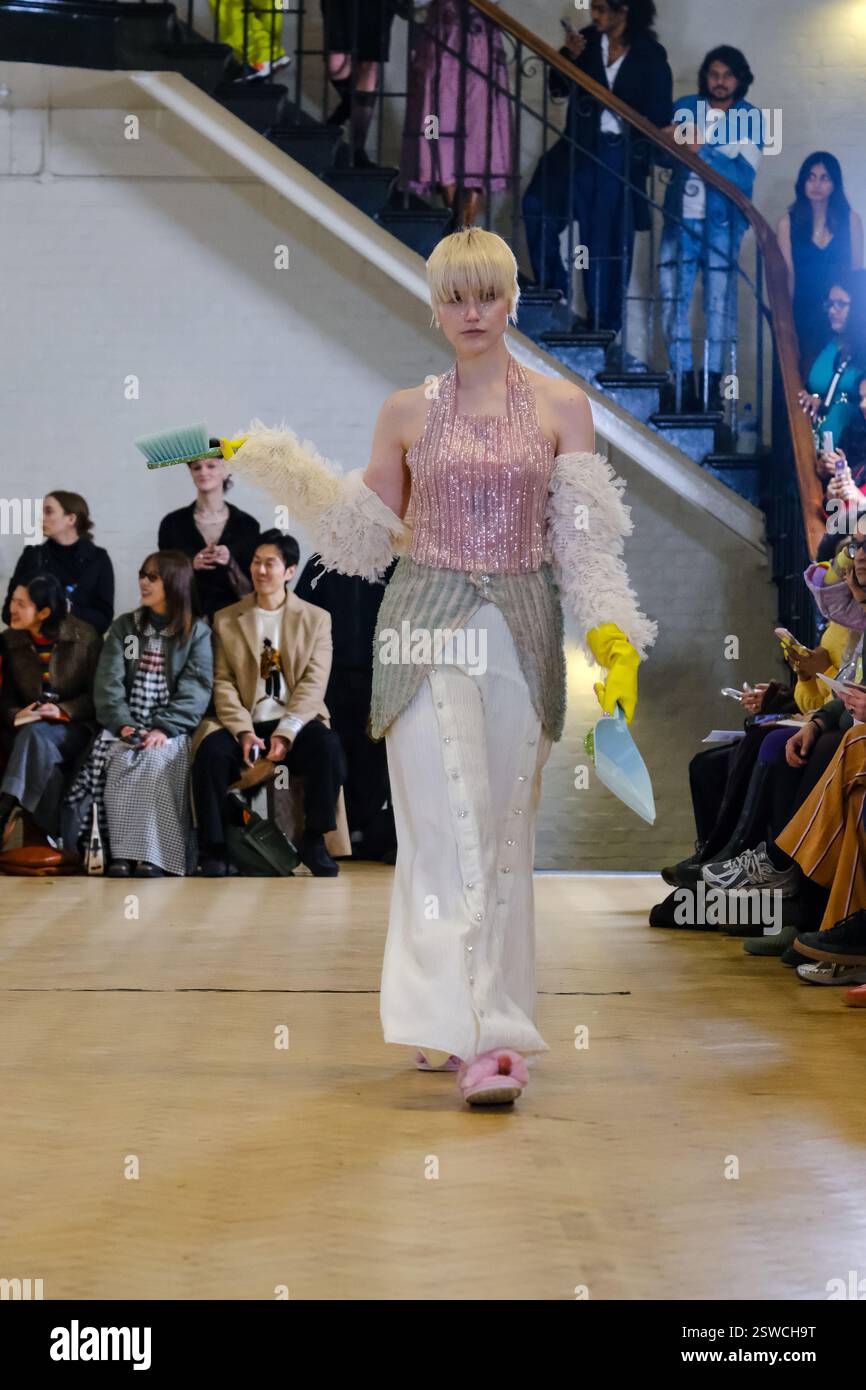 London, UK. 20th February 2025. The group show of Salford University MA ...