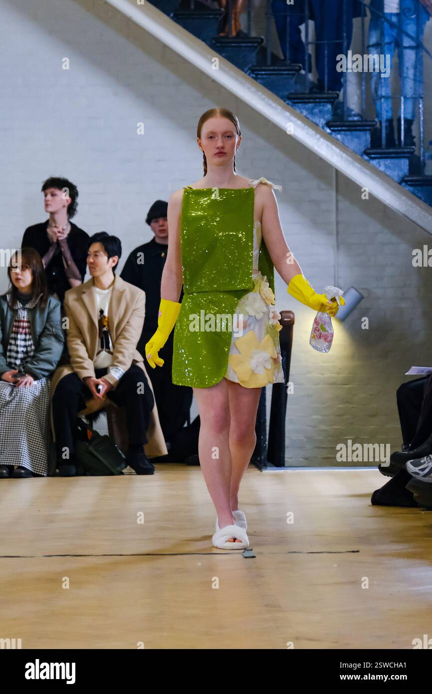 London, UK. 20th February 2025. The group show of Salford University MA ...