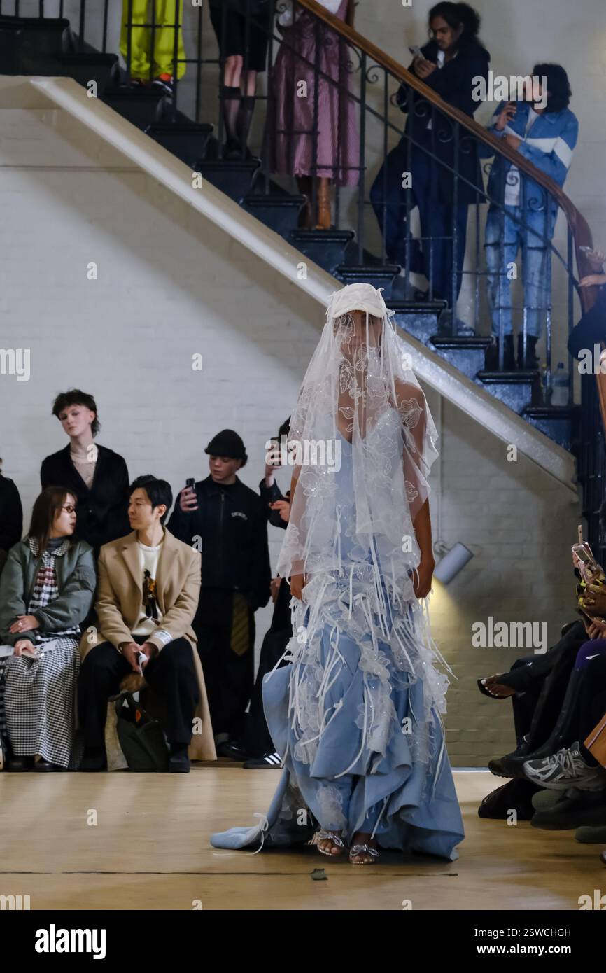 London, UK. 20th February 2025. The group show of Salford University MA ...