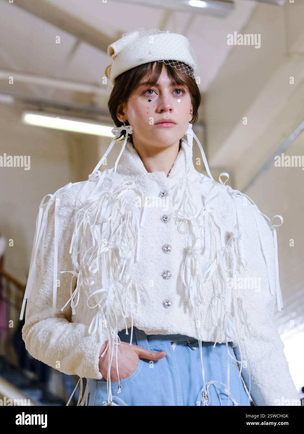 London, UK. 20th February 2025. The group show of Salford University MA ...