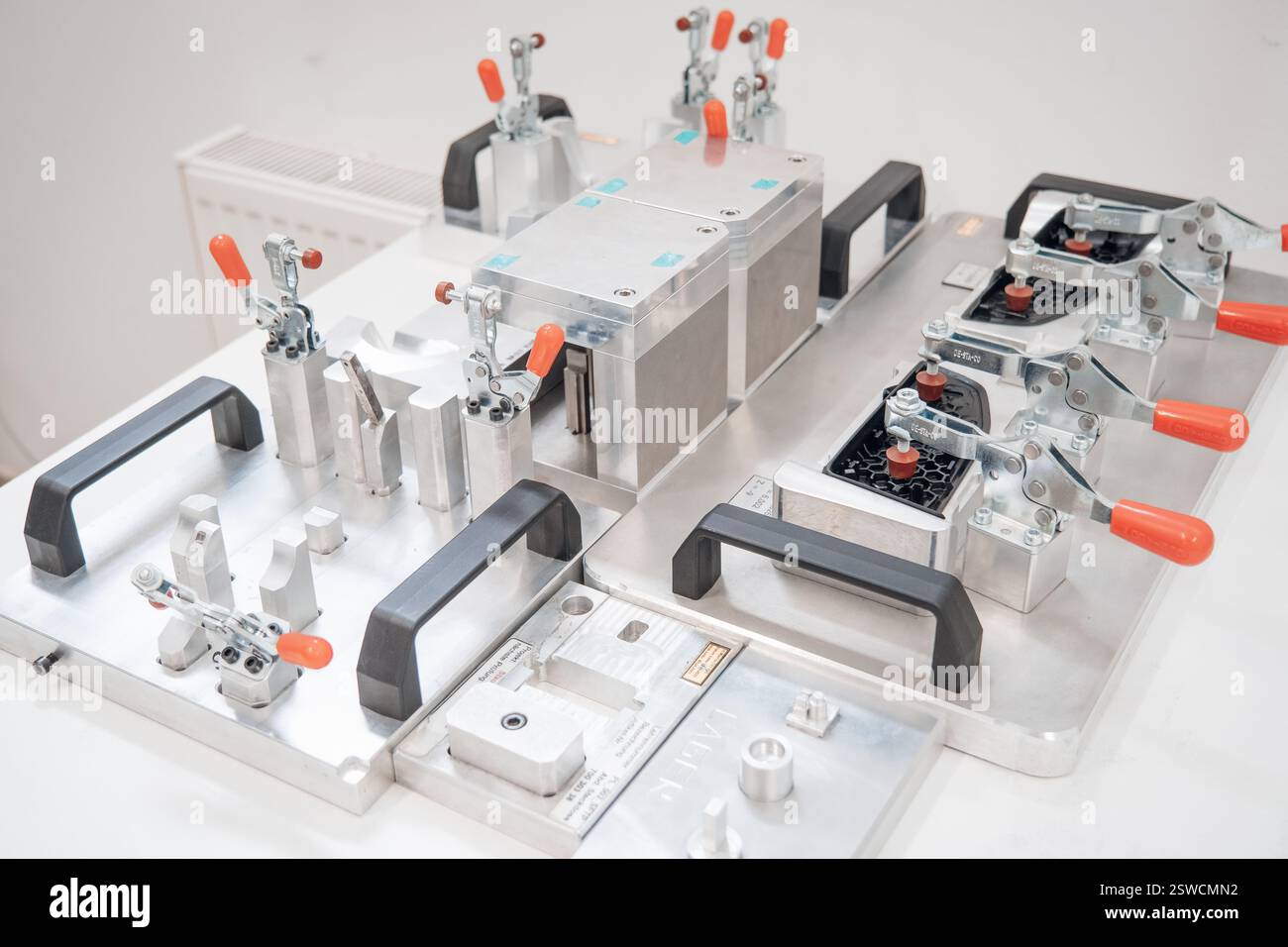 Precision engineered jig featuring toggle clamps custom fixtures and ...