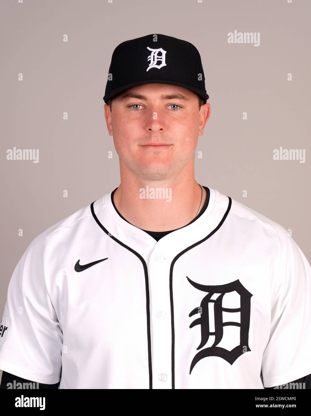 This is a 2025 photo of Trey Sweeney of the Detroit Tigers baseball ...